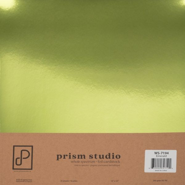Whole Spectrum Foil Cardstock - Emerald – Scrap Addicts