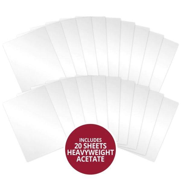 Heavyweight Clear Acetate - A4 Size – Scrap Addicts